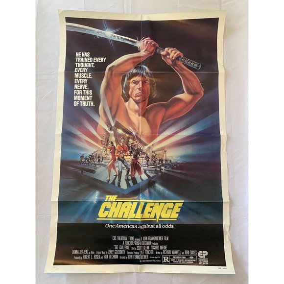Art | The Challenge 1982 One Sheet Movie Poster Folded Scott Glenn ...